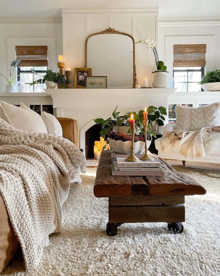 7+ Farmhouse Living Room Rug Ideas to Wrap Your Feet in Cozy Country ...