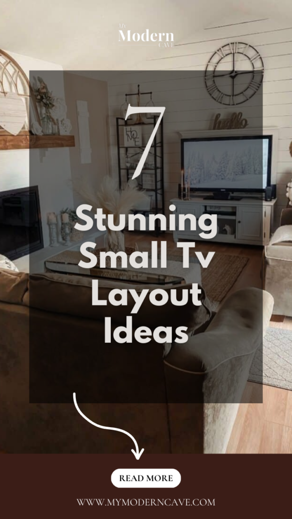 17+ Layout Ideas for Small Living Rooms with TV to Optimize Space – My ...