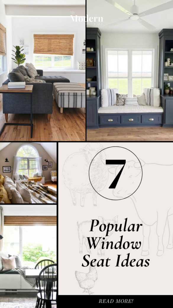 7+ Homely Farmhouse Window Seat Ideas for Every Nook and Cranny
