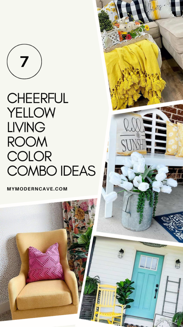 7+ Breathtaking Color Ideas That Complement Yellow in Farmhouse Living ...