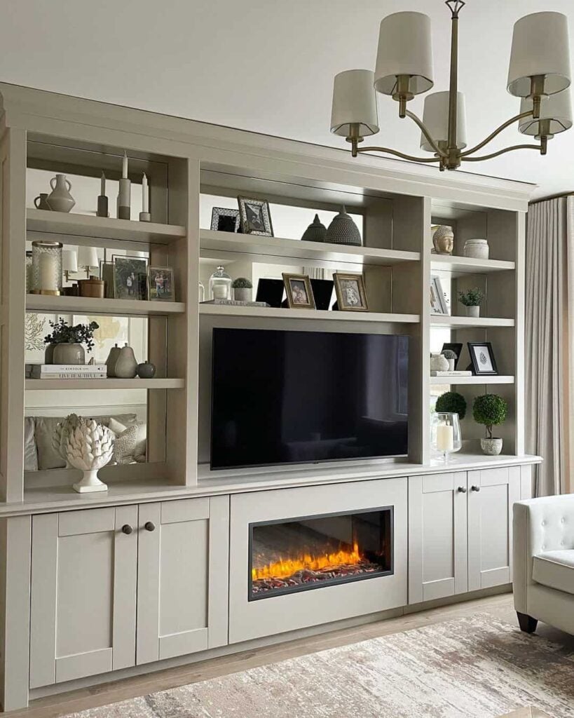 7+ Amazing Built-in Entertainment Center Ideas for Your Farmhouse ...