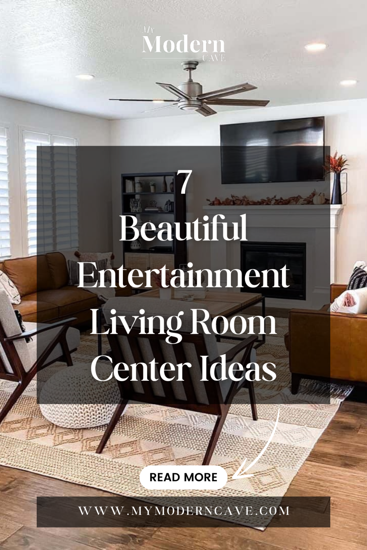 7+ Chic Living Room Entertainment Center Designs for Your Farmhouse