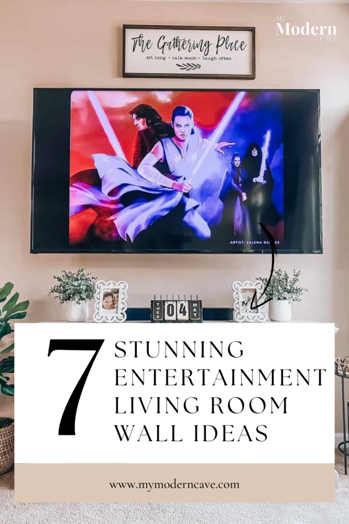 7+ Farmhouse Living Room Entertainment Wall Ideas to Highlight Your TV