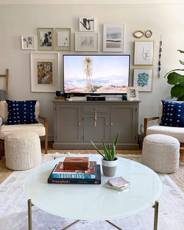7+ Chic Living Room Entertainment Center Designs for Your Farmhouse