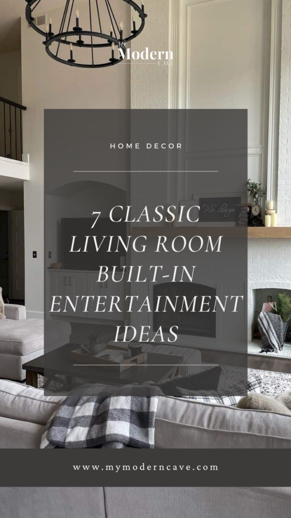 7+ Amazing Built-in Entertainment Center Ideas for Your Farmhouse ...