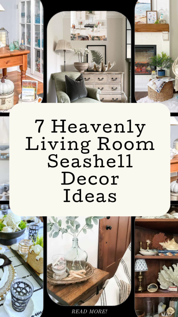 7+ Stunning Seashell Décor Ideas to Brighten up Your Farmhouse-style ...