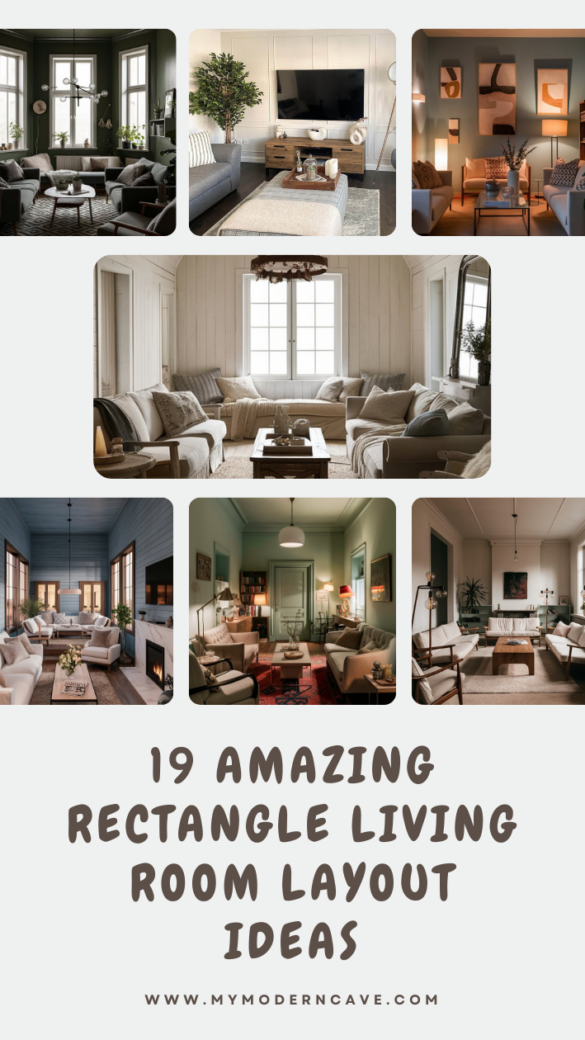 18+ Creative Rectangle Layout Ideas to Revamp Your Living Room