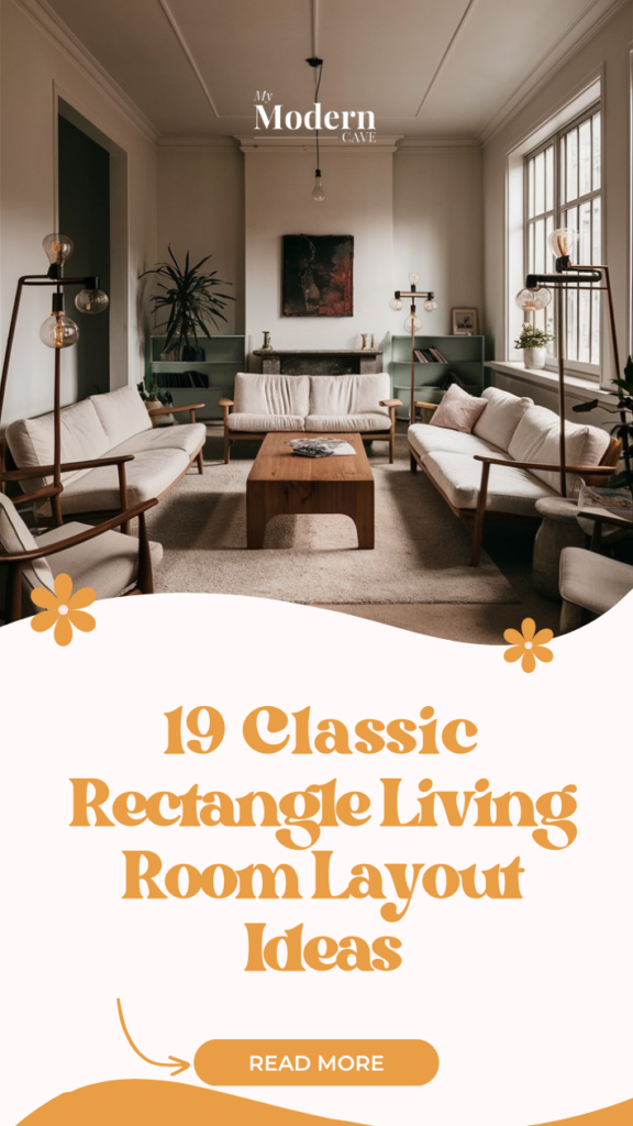 18+ Creative Rectangle Layout Ideas to Revamp Your Living Room