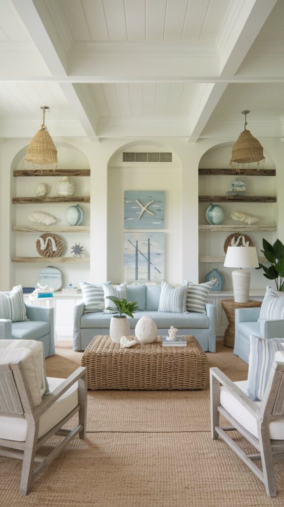 Want a Dreamy Living Room? Try One of These 17+ Light Blue Wall Ideas ...