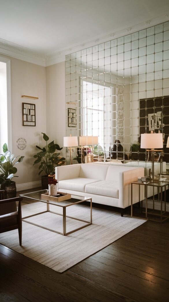 Why Designers Swear By These 33+ Living Room Mirror Ideas to Brighten ...