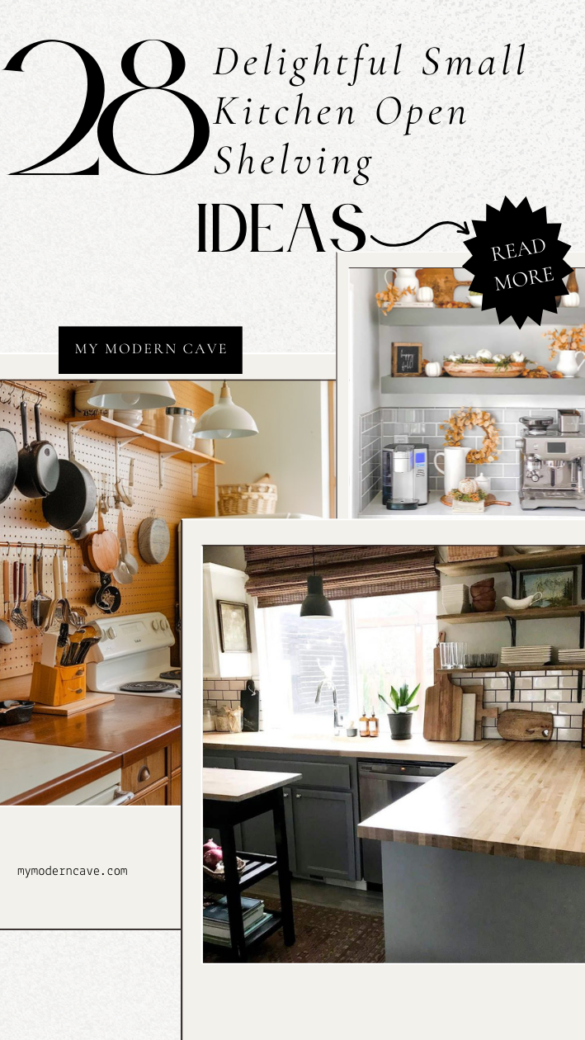 27+ Charming Small Kitchens Embracing Open Shelving Concepts – My ...