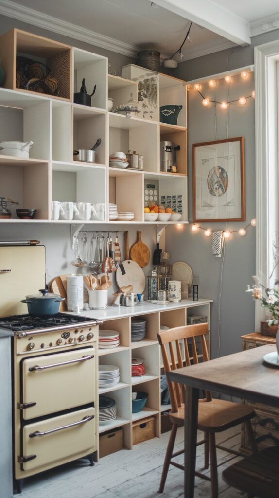 27+ Charming Small Kitchens Embracing Open Shelving Concepts – My ...
