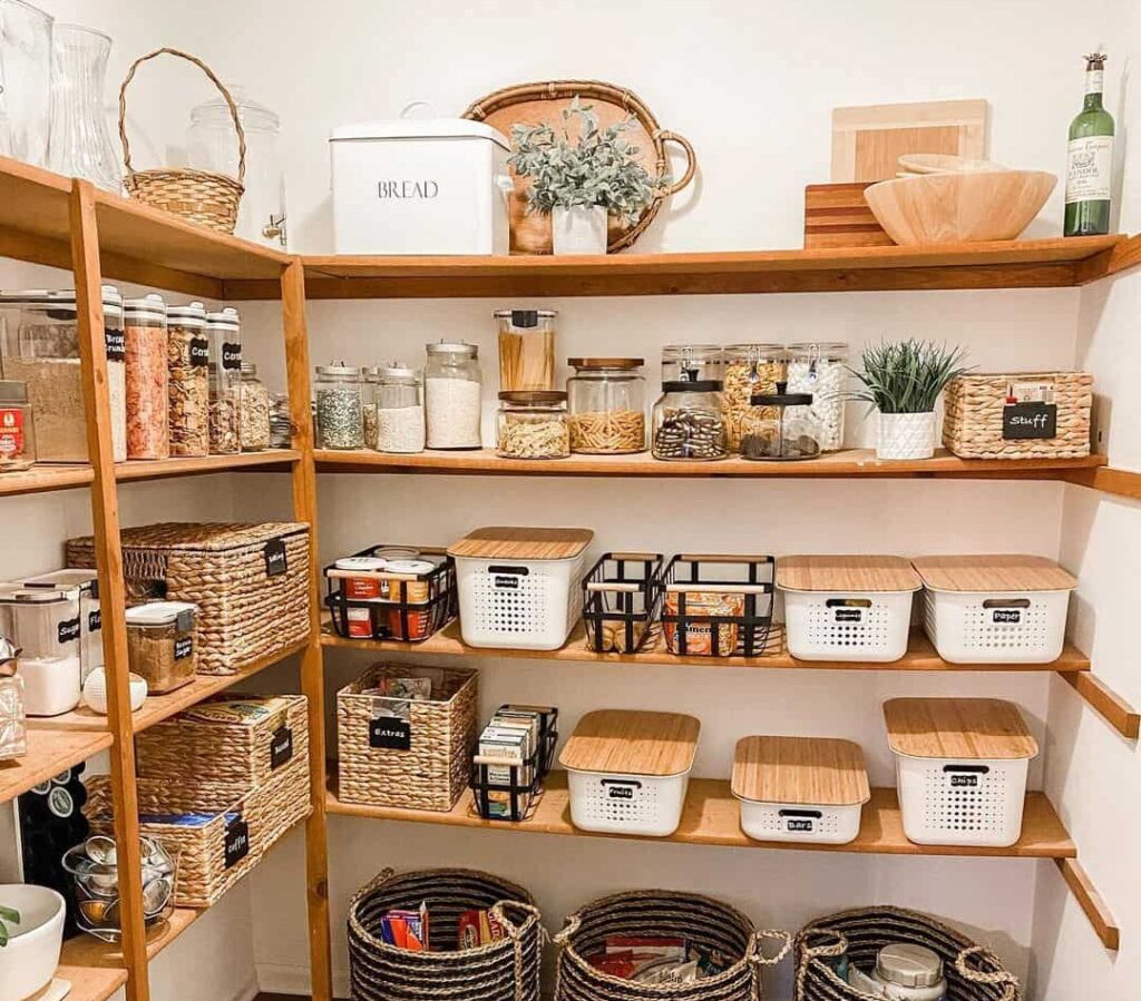 7+ Walk-in Pantry Ideas Perfect for Farmhouse Kitchen Organization