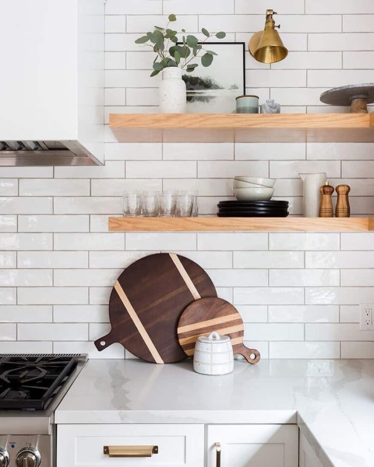 7+ Kitchen Shelving Ideas to Organize Your Farmhouse Kitchen with Style ...