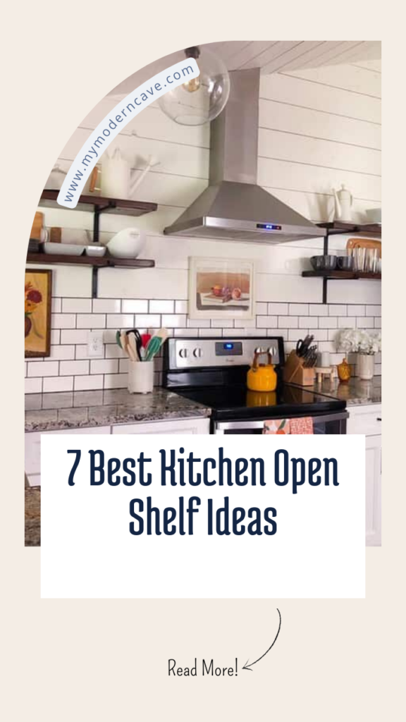 7+ Farmhouse Kitchen Open Shelf Ideas by Range Hood – My Modern Cave