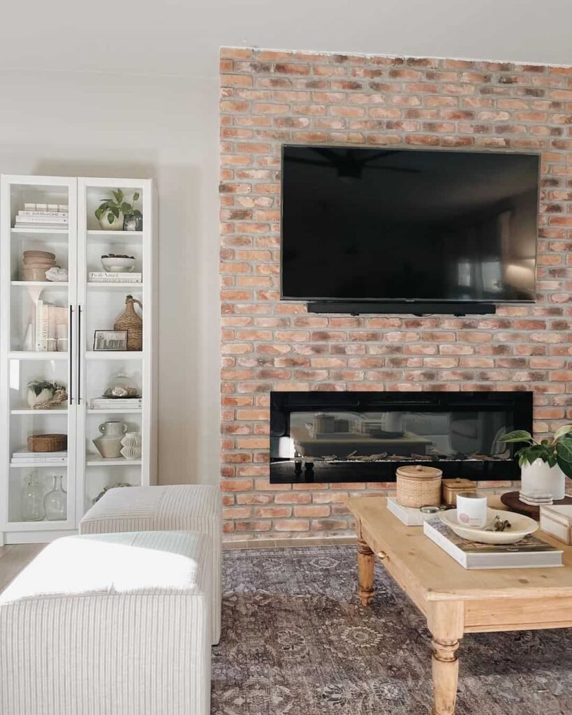 7+ Creative TV Wall Enhancement Ideas for a Stylish Farmhouse Living ...