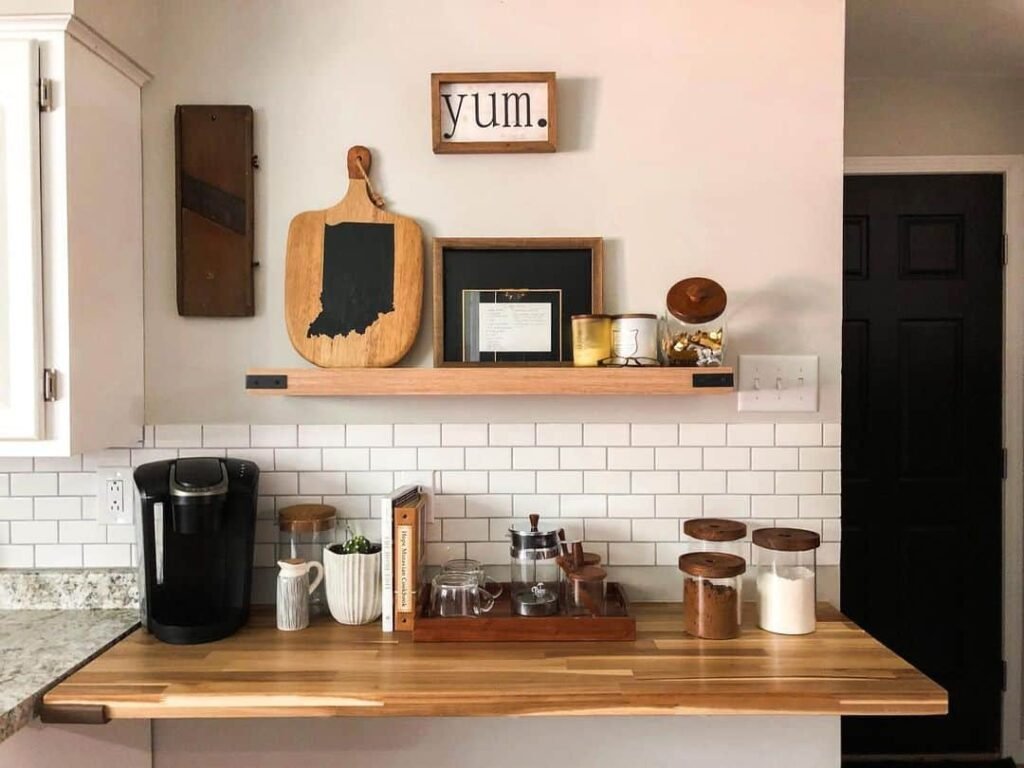 7+ Rustic Home Coffee Bar Ideas That Will Warm Your Farmhouse Kitchen ...