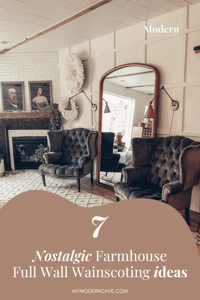 7+ Sophisticated Full Wall Wainscoting Ideas for Your Farmhouse-style Home