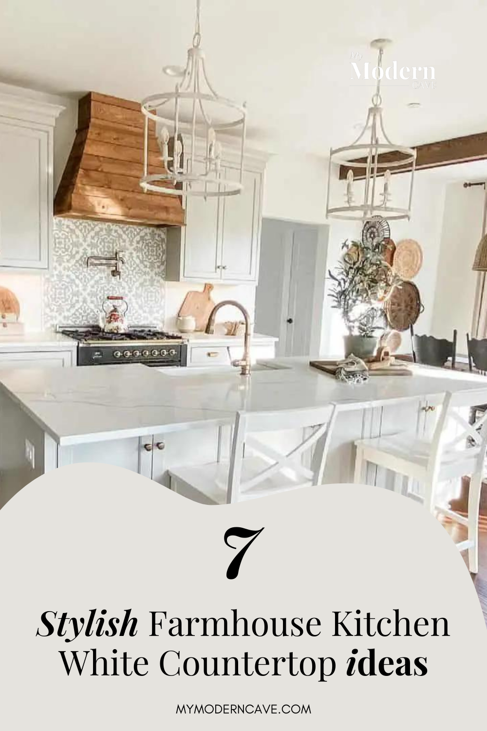 7+ Classy Farmhouse Kitchen Designs With White Quartz Countertops