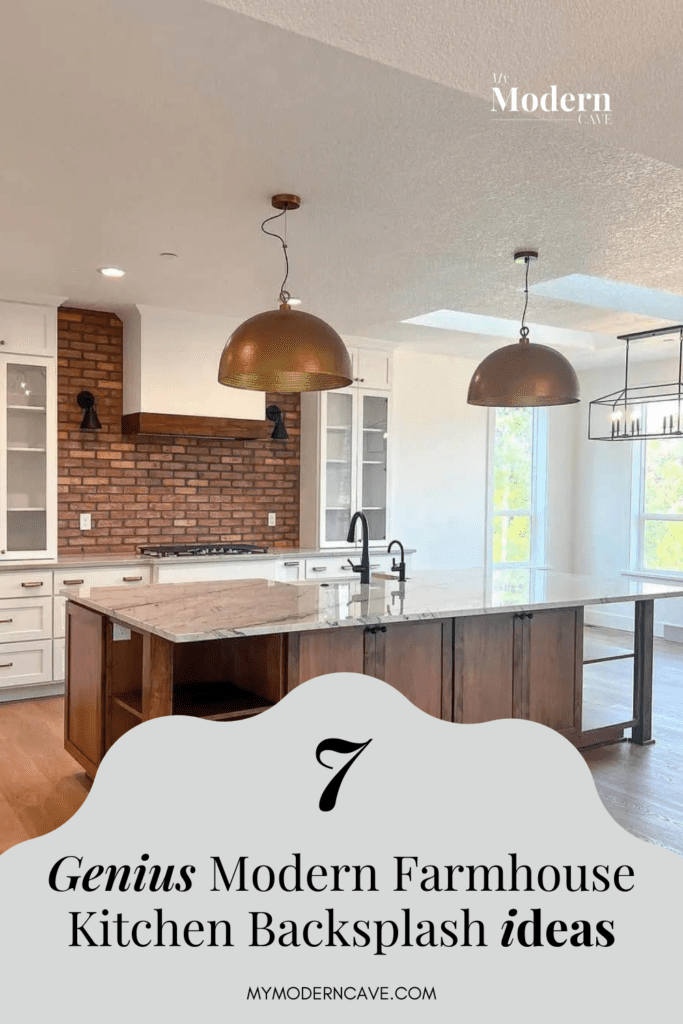 7+ Edgy Modern Farmhouse Kitchen Backsplash Ideas