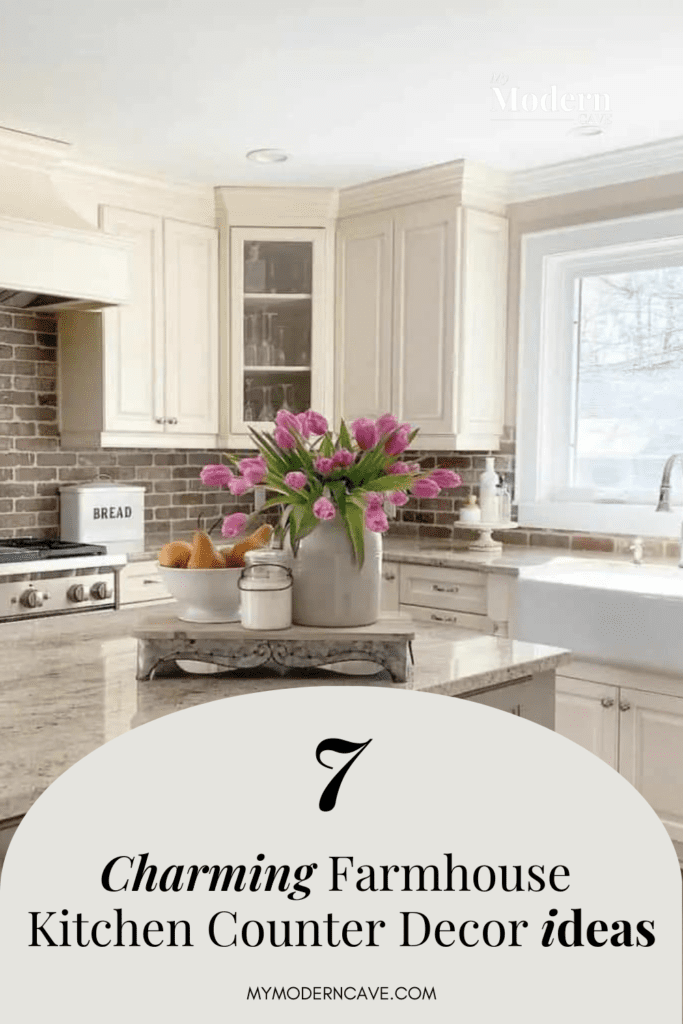 7+ Counter Decor Ideas for a Comfortable Farmhouse Kitchen