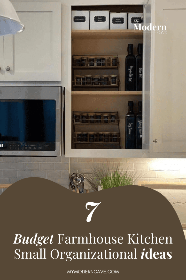 7+ Small Kitchen Organizational Ideas with a Farmhouse Twist