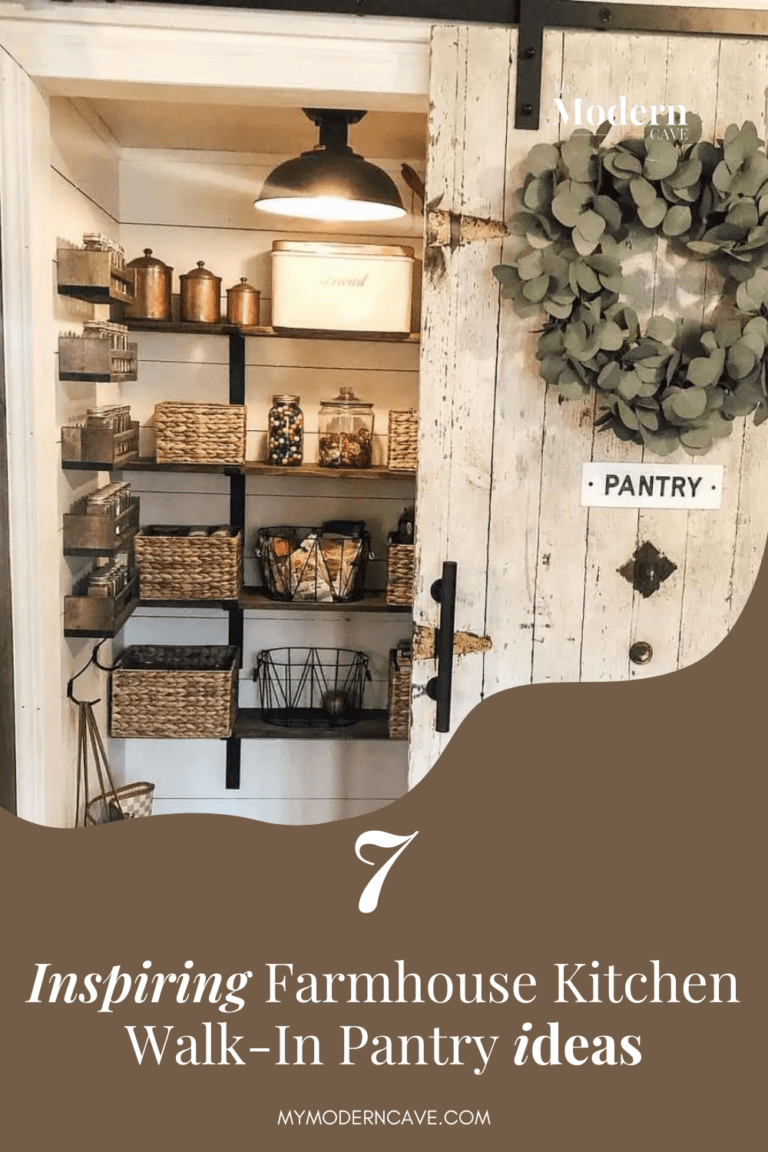 7+ Walk-in Pantry Ideas Perfect for Farmhouse Kitchen Organization