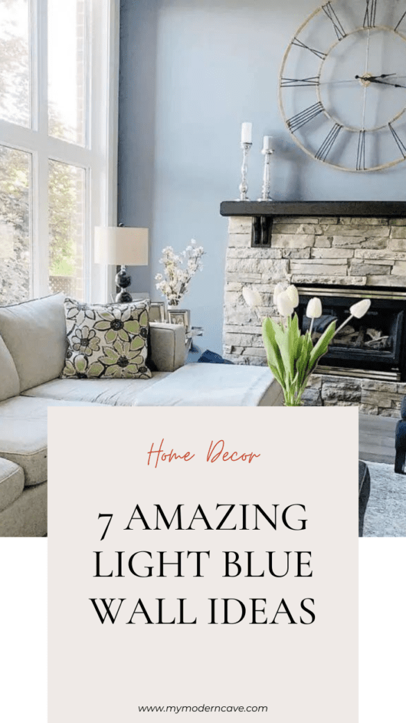 Want a Dreamy Living Room? Try One of These 17+ Light Blue Wall Ideas ...