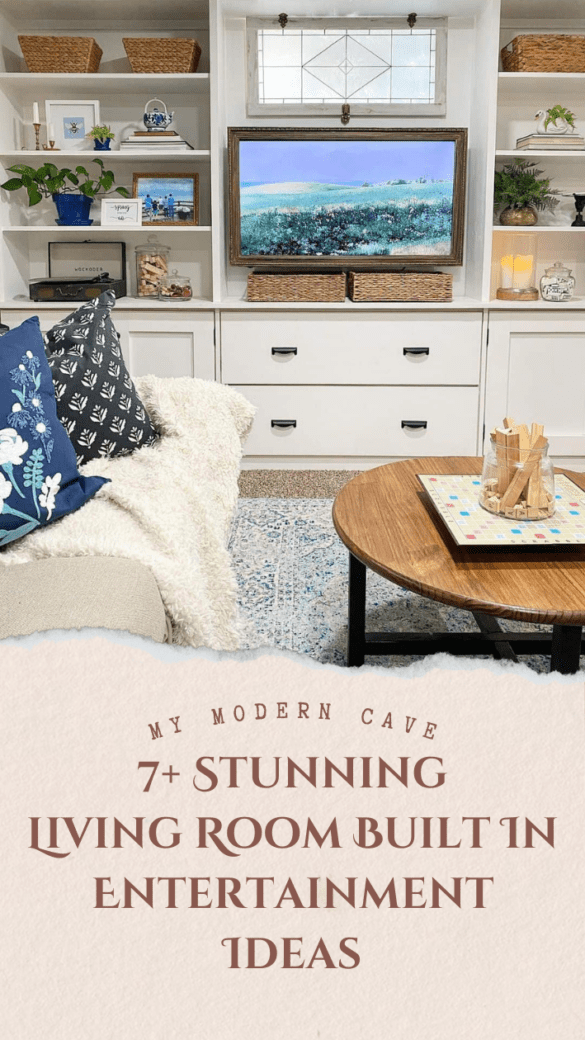 7+ Amazing Built-in Entertainment Center Ideas for Your Farmhouse ...