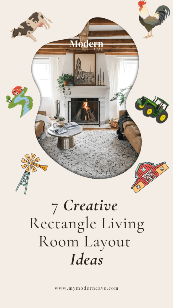 18+ Creative Rectangle Layout Ideas to Revamp Your Living Room