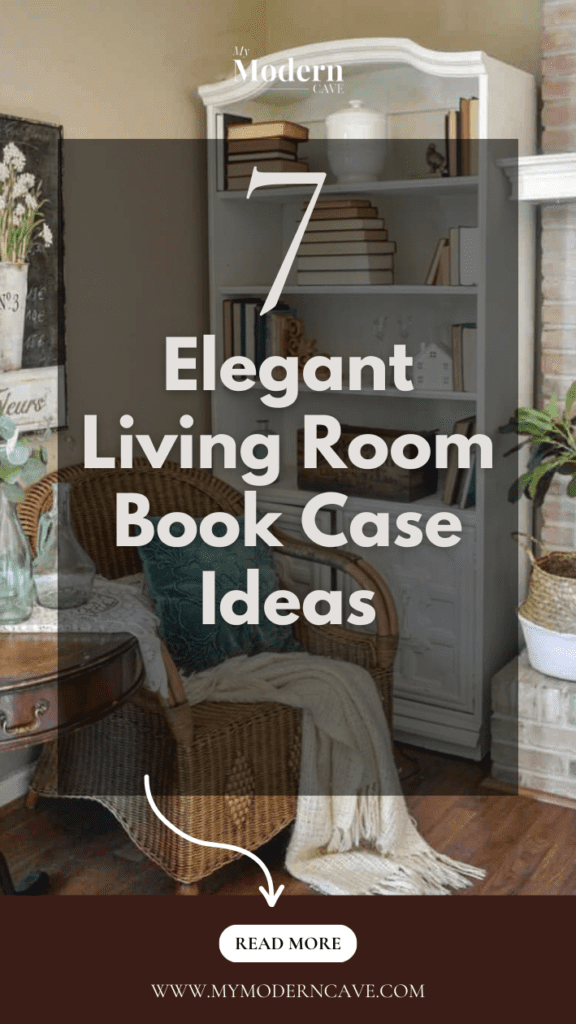 7+ Elegant Bookcase Ideas to Showcase Décor in Your Farmhouse Living ...