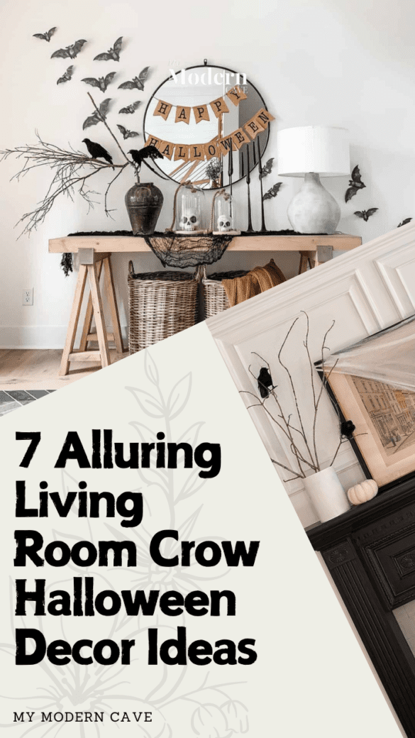 7+ Mysterious Crow Halloween Decor Inspirations for Your Farmhouse ...