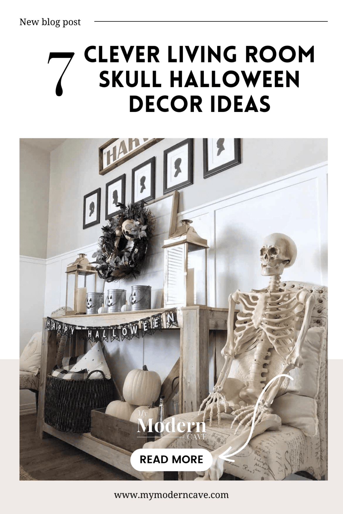 7+ Terrifying Skull Halloween Decor Ideas to Spook Your Farmhouse ...