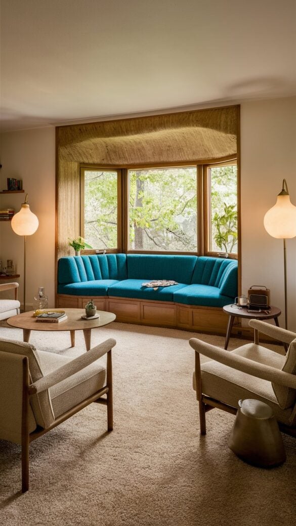 26+ Bay Window Seating Ideas for a Breathtaking Living Room View