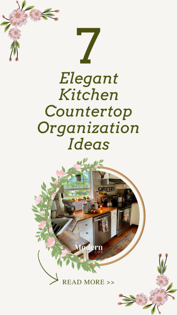 7+ Space-Maximizing Countertop Organization Ideas for Farmhouse Kitchen ...