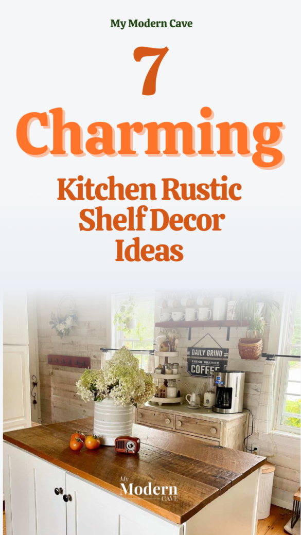 7+ Clever Kitchen Shelf Decor Ideas for Your Rustic Farmhouse Kitchen ...