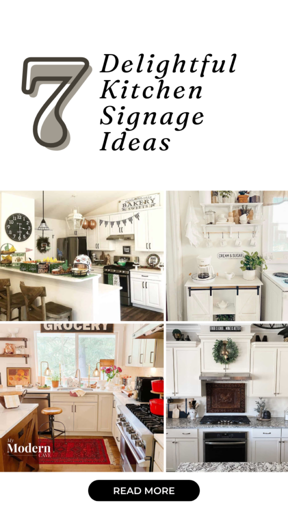 7+ Signage Decor Ideas to Create a Welcoming Farmhouse Kitchen – My ...