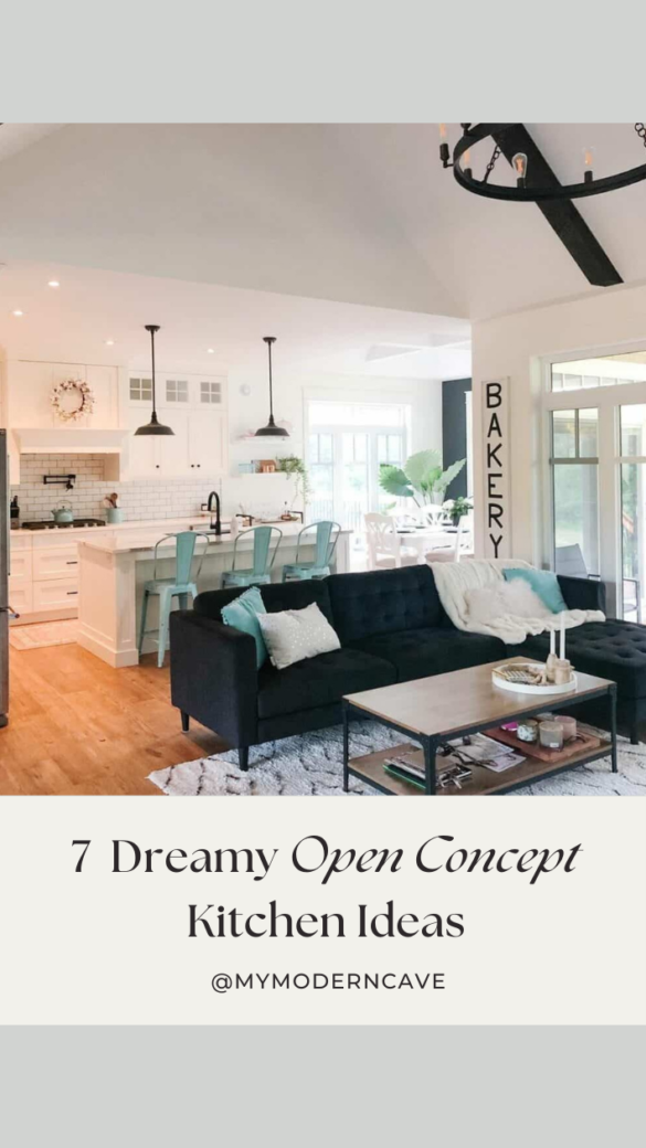 7+ Open Concept Kitchen Ideas to Expand Your Farmhouse Space