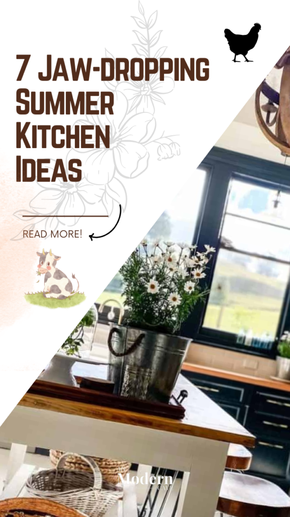 7+ Radiant Summer Farmhouse Kitchen Ideas That Stand Out – My Modern Cave