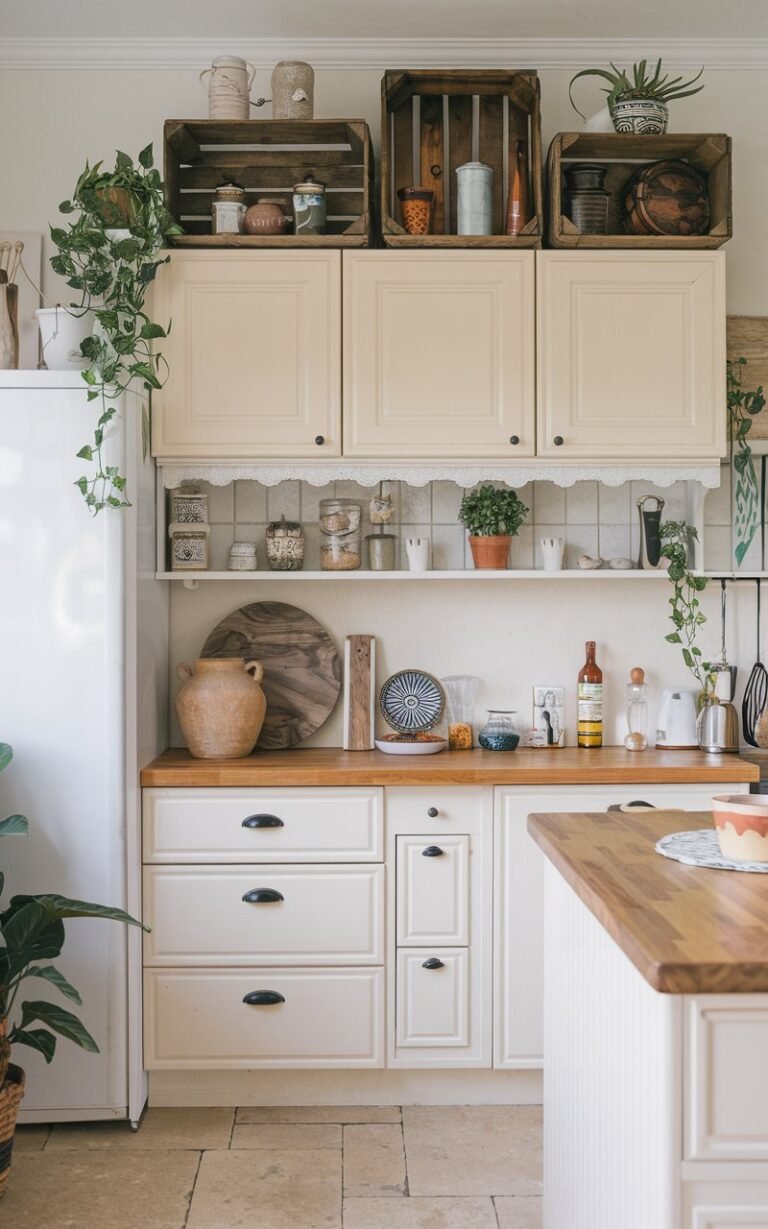 47 Top of Kitchen Cabinet Decor Ideas You’ll Wish You Tried Sooner – My ...