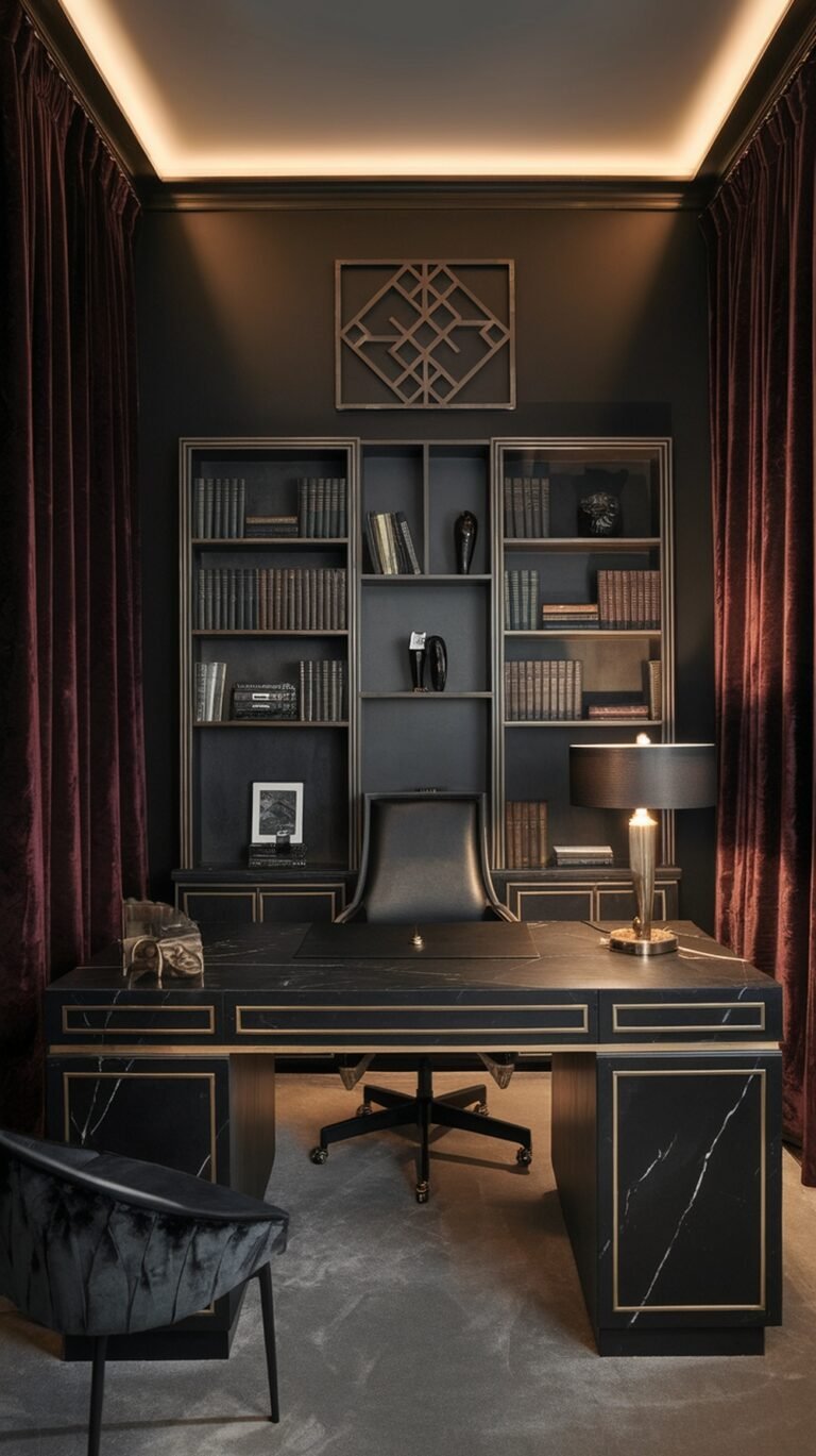 21 Masculine Home Office Ideas That Smell Like Leather, Metal And ...
