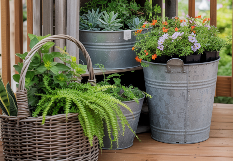 27 Deck Planters and Garden Ideas to Transform Your Outdoor Space Into ...