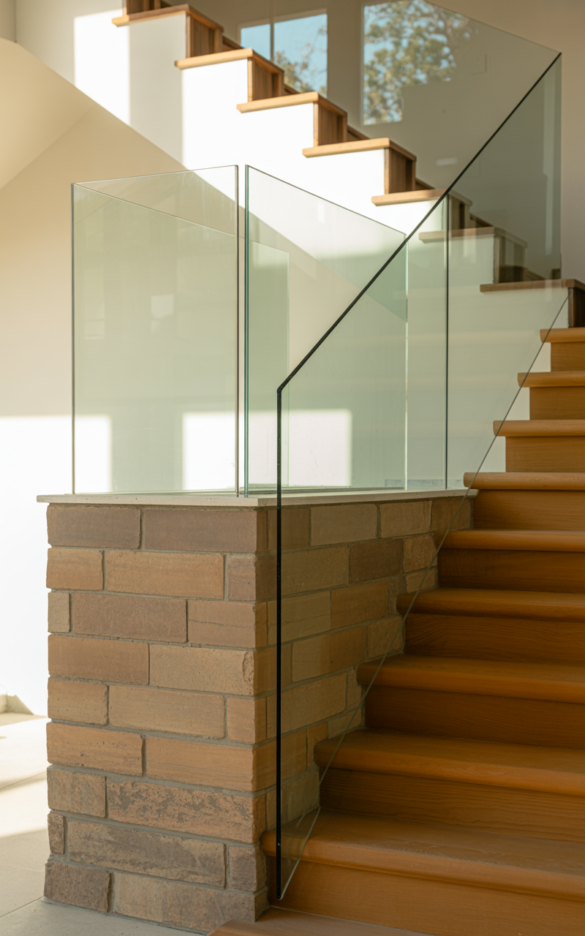 21 Glass Staircase Railing Ideas That Feel Sleek, Bright, and ...